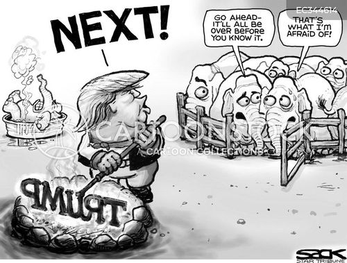 Party Endorsements Cartoons and Comics - funny pictures from CartoonStock
