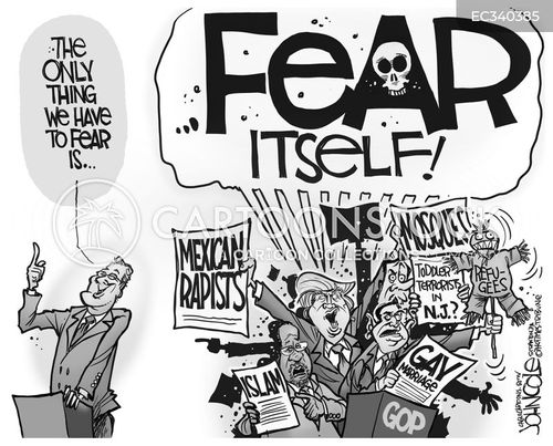 Fear Of The Outsider Cartoons and Comics - funny pictures from CartoonStock