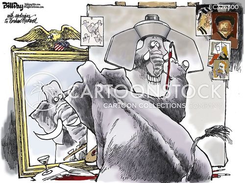 Self-portraiture Cartoons and Comics - funny pictures from CartoonStock
