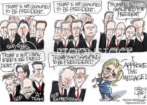 Public Endorsement Cartoons and Comics - funny pictures from CartoonStock