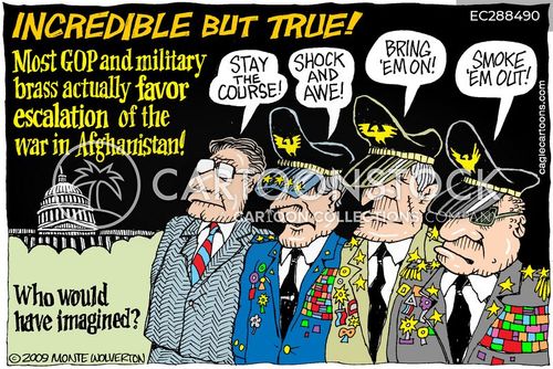 War Escalation Cartoons and Comics - funny pictures from CartoonStock