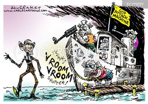 Attack Machine Cartoons and Comics - funny pictures from CartoonStock