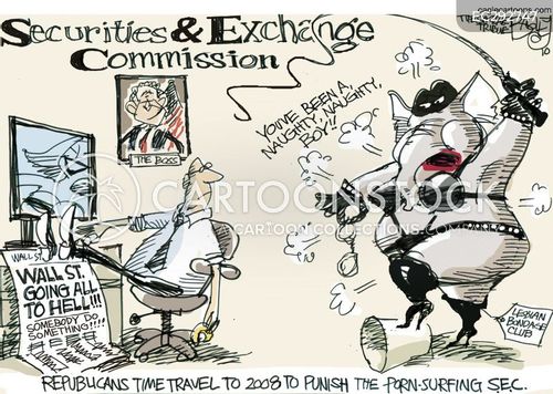 Sec Enforcement Cartoons and Comics - funny pictures from CartoonStock
