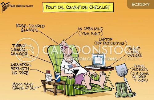 Party Checklist Cartoons and Comics - funny pictures from CartoonStock