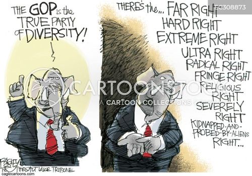 Extreme Conservative Cartoons and Comics - funny pictures from CartoonStock