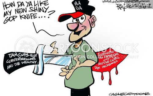 Tax Cuts Cartoons and Comics - funny pictures from CartoonStock