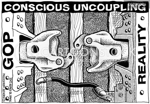Conscious Uncoupling Cartoons and Comics - funny pictures from CartoonStock