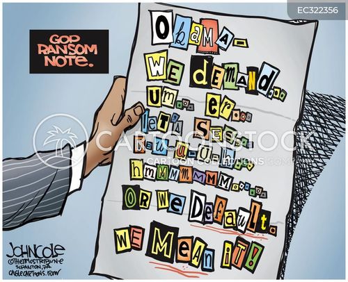 Ransom Note Cartoons and Comics - funny pictures from CartoonStock