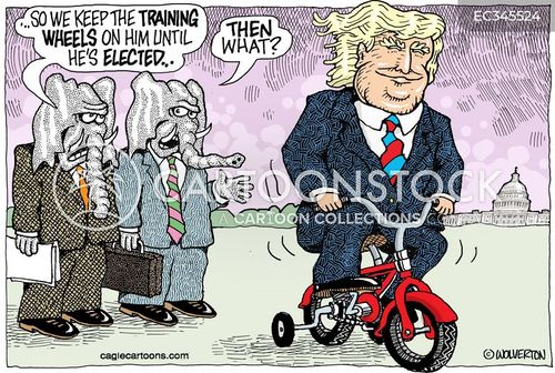Trump Train Cartoons and Comics - funny pictures from CartoonStock