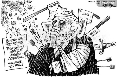 Gop 2016 Cartoons and Comics - funny pictures from CartoonStock