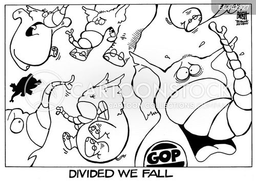 Disunity Cartoons and Comics - funny pictures from CartoonStock