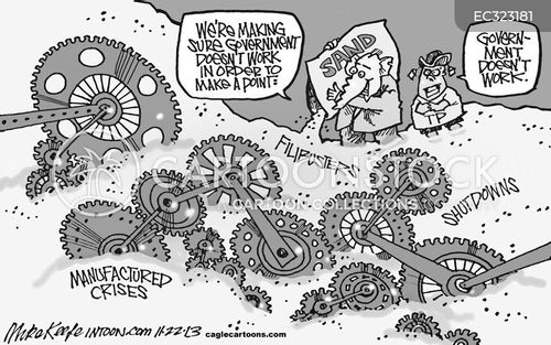 Shutdown Crisis Cartoons and Comics - funny pictures from CartoonStock