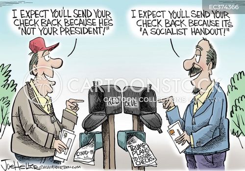 Government Checks Cartoons and Comics - funny pictures from CartoonStock