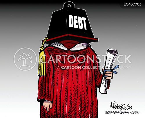 Step Into Debt Cartoons and Comics - funny pictures from CartoonStock