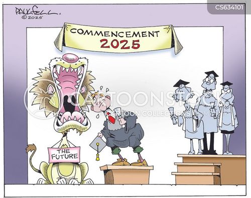 Commencement Day Cartoons and Comics - funny pictures from CartoonStock