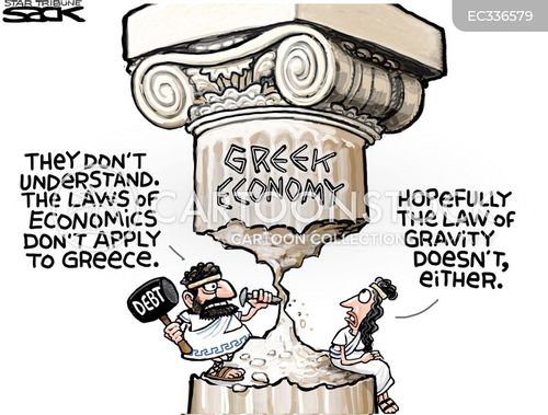 Deuda Griego Cartoons and Comics - funny pictures from CartoonStock