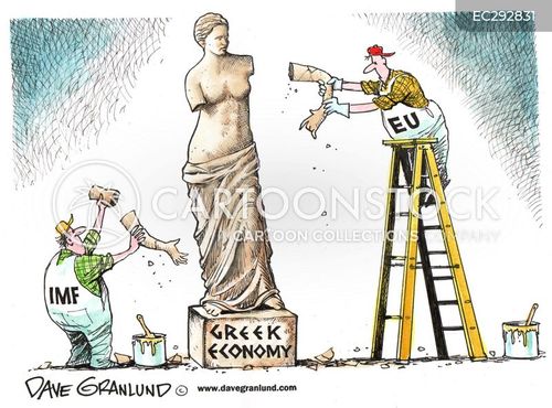 Greek Economy Cartoons and Comics - funny pictures from CartoonStock