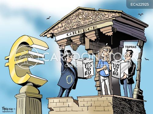 Eurozone Collapse Cartoons and Comics - funny pictures from CartoonStock