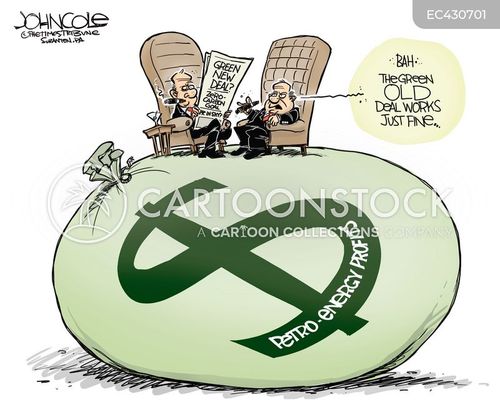 The Green New Deal Cartoons and Comics - funny pictures from CartoonStock