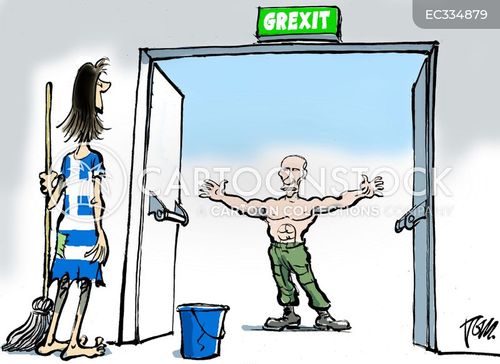 Grexit And Russia Cartoons and Comics - funny pictures from CartoonStock