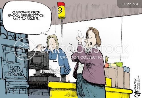 Shopping Bill Cartoons and Comics - funny pictures from CartoonStock