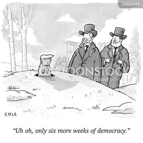 Groundhog Ceremony Cartoons and Comics - funny pictures from CartoonStock