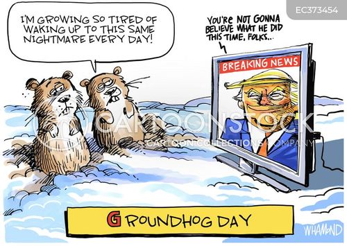 Groundhog Day Cartoons and Comics - funny pictures from CartoonStock