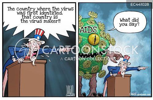 China Lab Leak Cartoons and Comics - funny pictures from CartoonStock