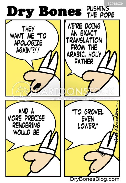 Pope's Stance Cartoons and Comics - funny pictures from CartoonStock