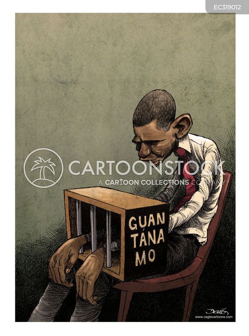 Bahia Guantanamo Cartoons and Comics - funny pictures from CartoonStock