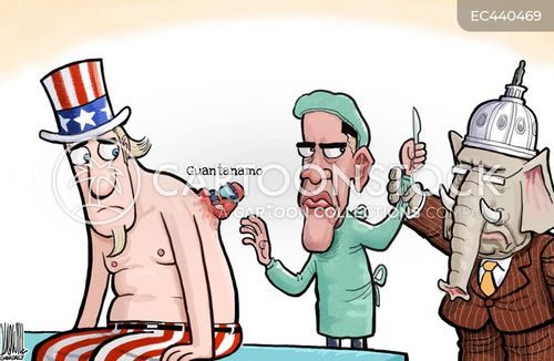 Guantanamo Tumour Cartoons and Comics - funny pictures from CartoonStock