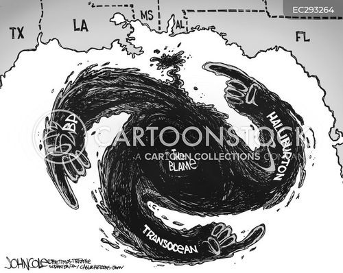 Ocean Profit Dispute Cartoons and Comics - funny pictures from CartoonStock