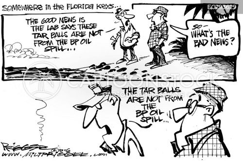 Tar Balls Cartoons and Comics - funny pictures from CartoonStock