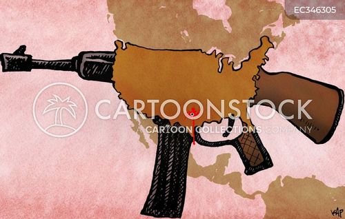 Owning Guns Cartoons and Comics - funny pictures from CartoonStock