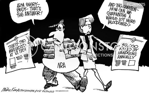 Virginia Massacre Cartoons and Comics - funny pictures from CartoonStock