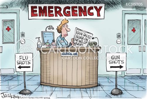 Weapons Ban Cartoons and Comics - funny pictures from CartoonStock