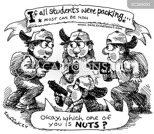 Campus Security Cartoons and Comics - funny pictures from CartoonStock