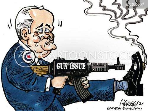 Gun Storage Cartoons and Comics - funny pictures from CartoonStock