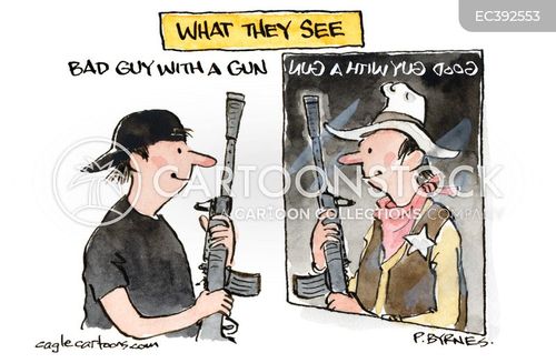 Guns Scope Cartoons and Comics - funny pictures from CartoonStock