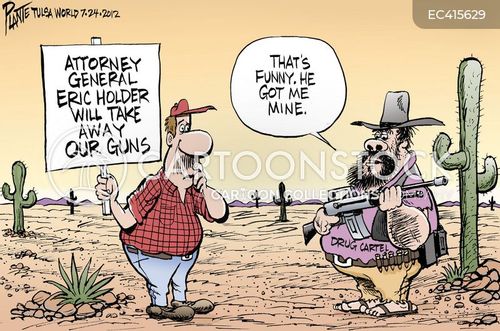 Gun Holder Cartoons and Comics - funny pictures from CartoonStock