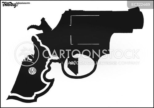 Gun Locks Cartoons and Comics - funny pictures from CartoonStock