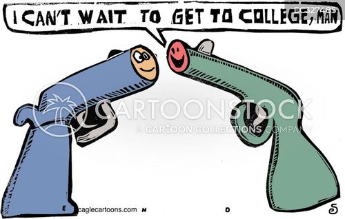 Smart Firearms Cartoons and Comics - funny pictures from CartoonStock