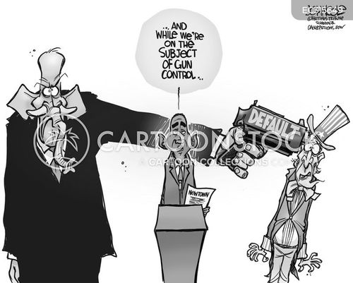 Debt Ceiling Crisis Cartoons and Comics - funny pictures from CartoonStock