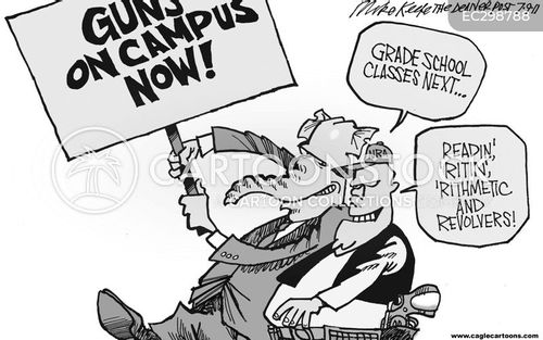 Carry Permits Cartoons and Comics - funny pictures from CartoonStock