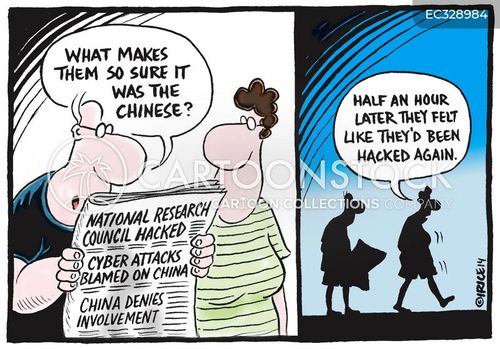 Chinese Hack Cartoons and Comics - funny pictures from CartoonStock