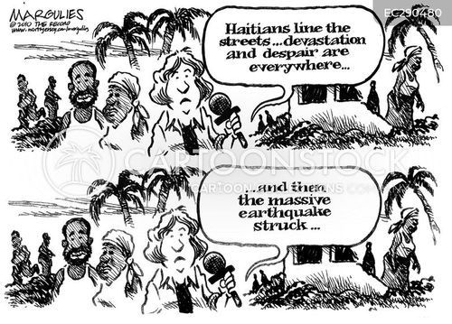 Haiti Earthquake Cartoons and Comics - funny pictures from CartoonStock