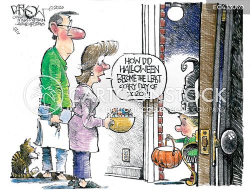 Halloween Safety Cartoons and Comics - funny pictures from CartoonStock