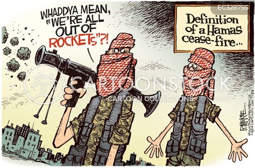 Cease-fire Pact Cartoons and Comics - funny pictures from CartoonStock