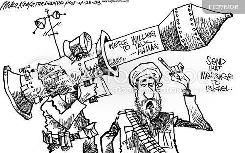 Hamas Rocket Attack Cartoons and Comics - funny pictures from CartoonStock