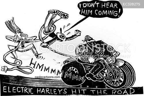 Electric Bike Cartoons and Comics - funny pictures from CartoonStock